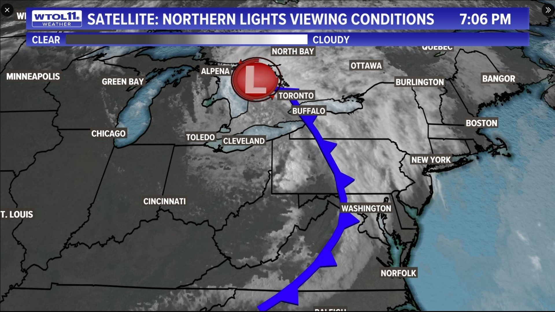 Will the northern lights be visible again? | wtol.com