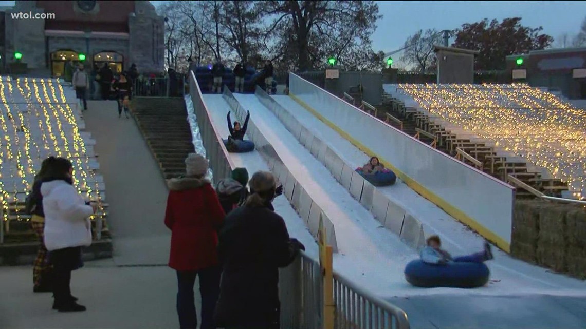The secret to the ice slide: First Meteorologist Diane Phillips tests a ...