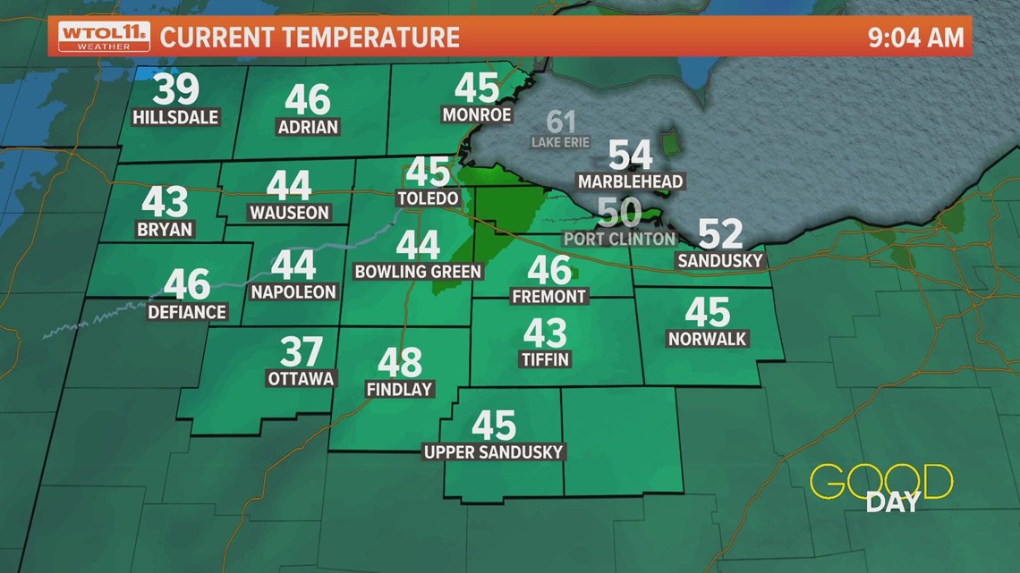 Chilly start to the first Monday in October | wtol.com