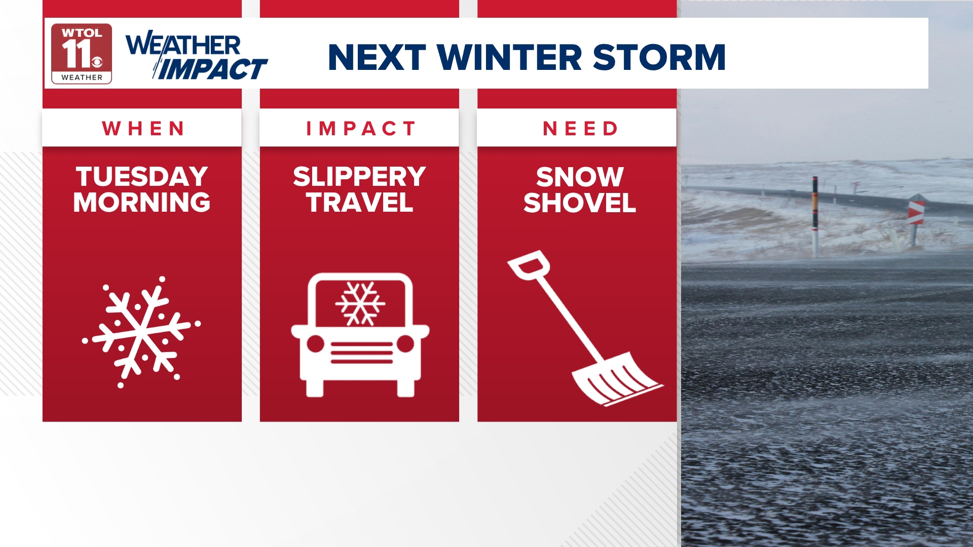 Weather Impact Alert Day: Overnight snow could impact Tuesday morning ...