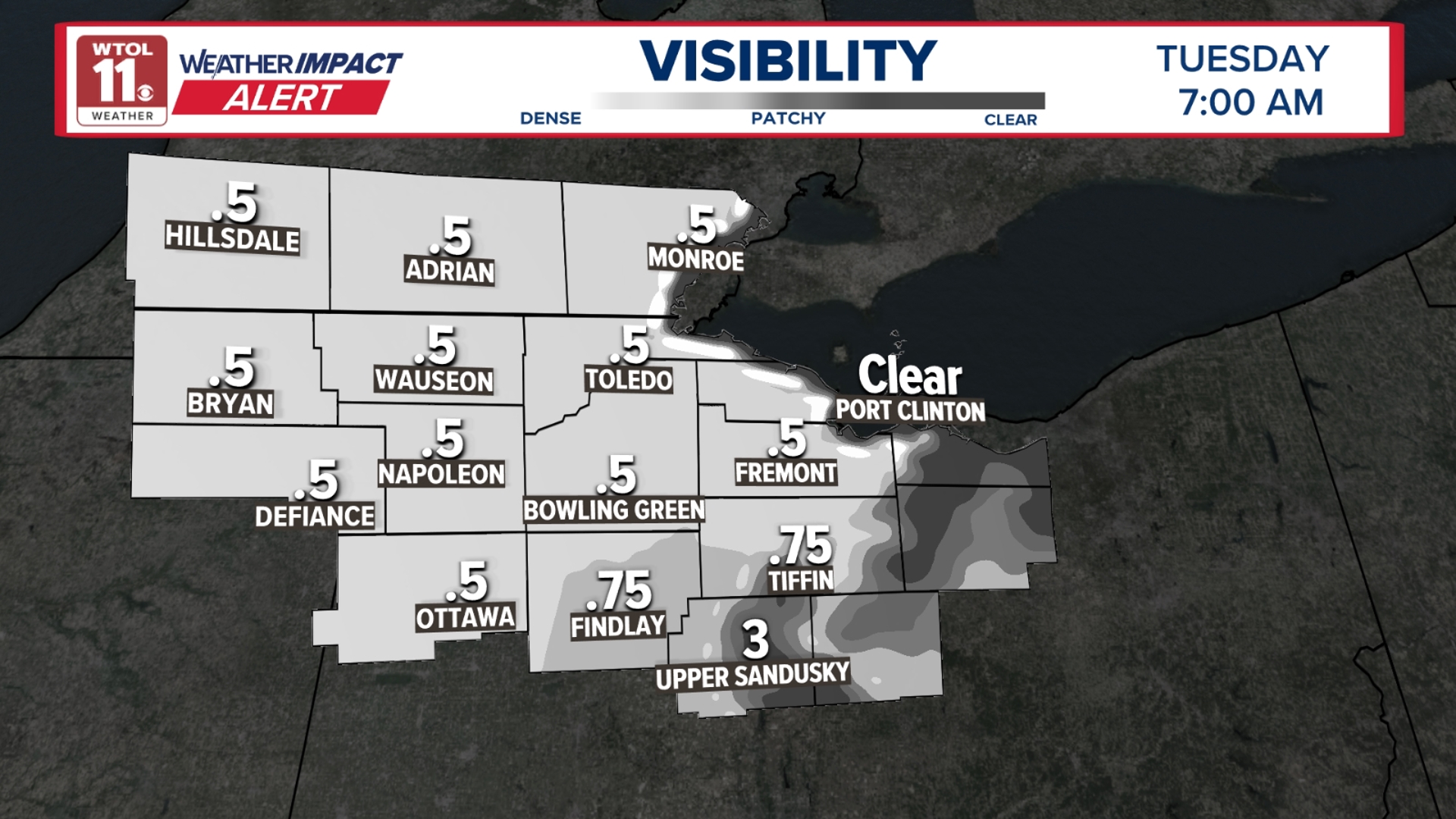 Dense fog could cause school delays, travel issues across Toledo area ...
