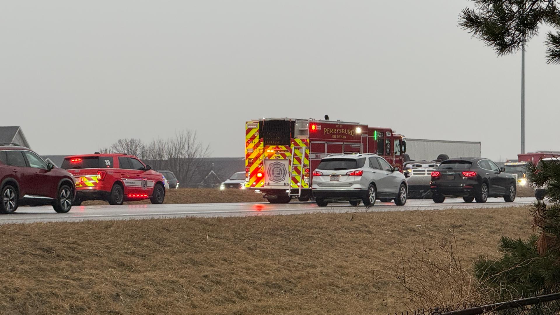 Crash causes major slowdowns on I-75 in Wood County Wednesday morning ...