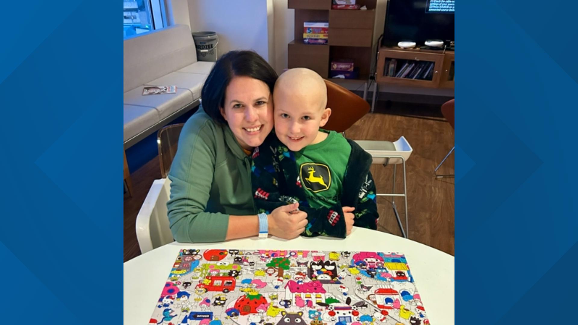 Tiffin boy fighting cancer finds joy through Light Up the Lawn Campaign ...