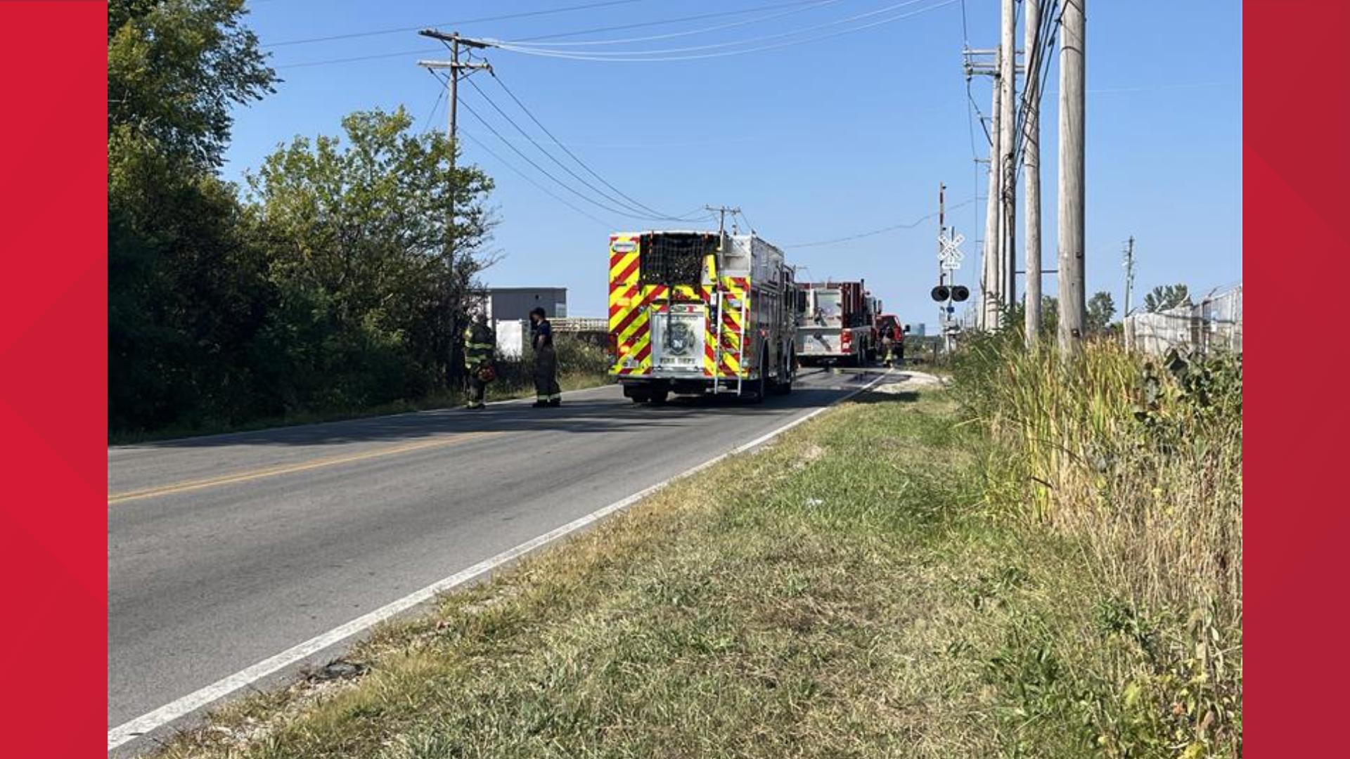 Fire breaks out near railroad tracks in Perrysburg Township | wtol.com