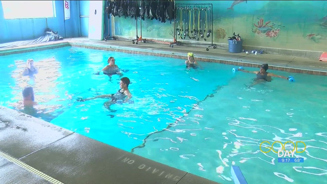 Weightlifting in the water provides extra resistance | Good Day on WTOL ...
