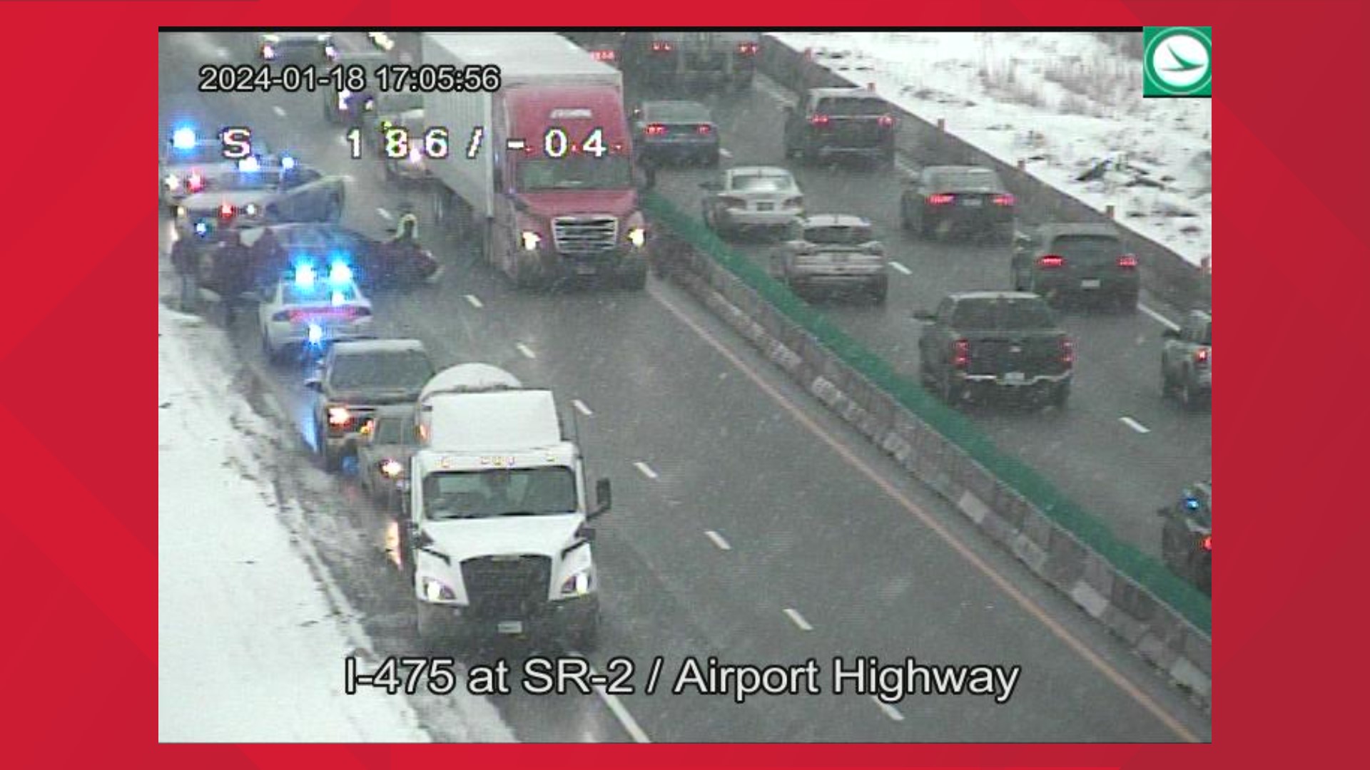 I 475 Nb Reopens After Crash In Toledo Area Thursday Wtol