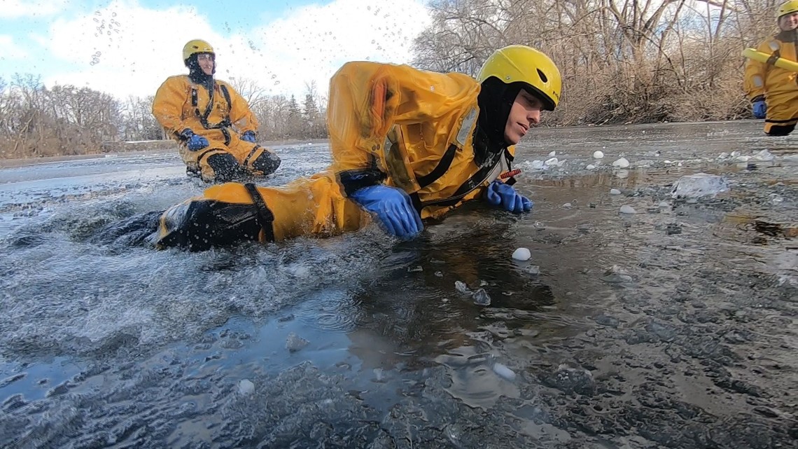 How do firefighters do water rescues in ice? | wtol.com