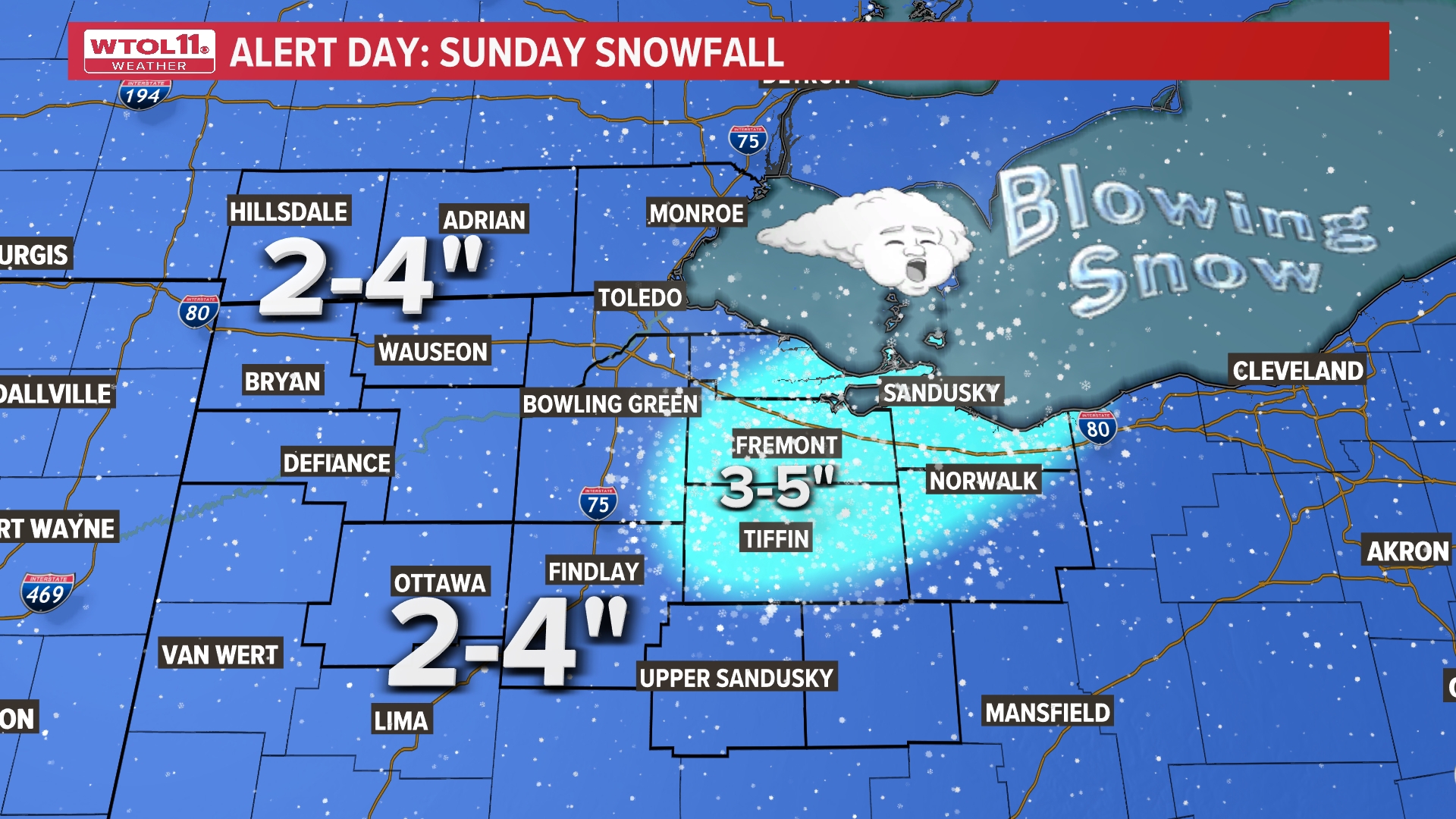Winter storm hits northwest Ohio and southeast Michigan: Weather ...