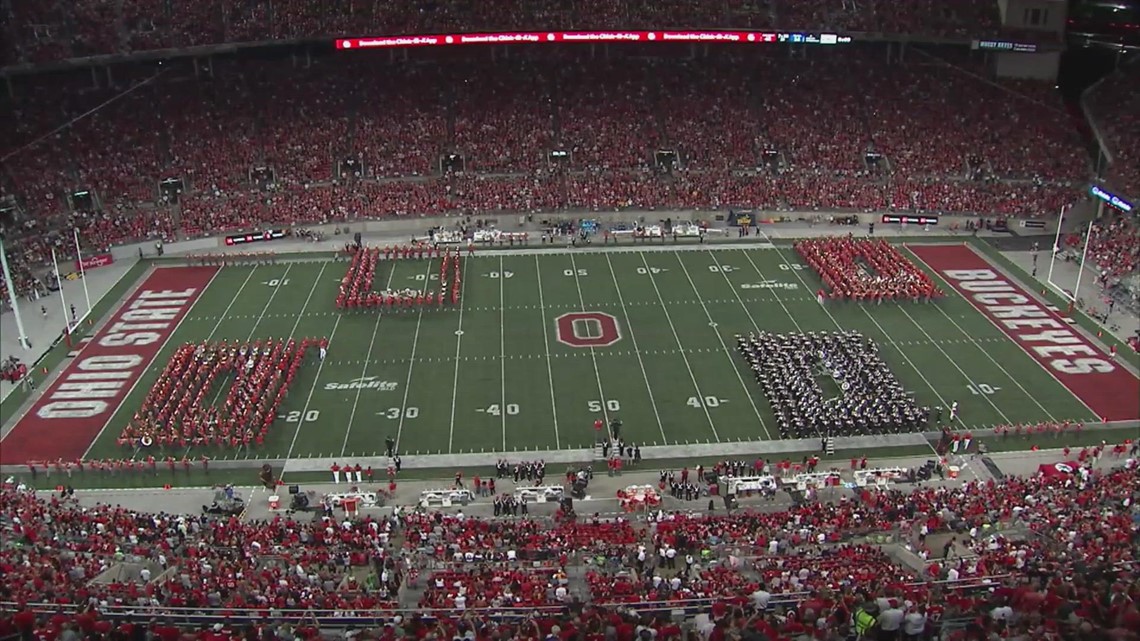Alumni band joins TBDBITL for Quadruple Script Ohio | wtol.com