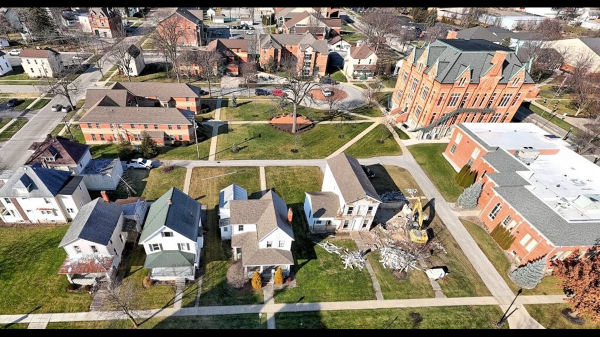 Demolition in progress for Tiffin University expansion | wtol.com