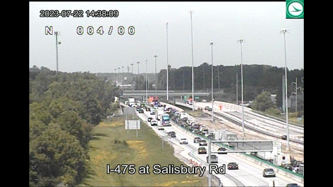 I-475 north reopened at Salisbury Rd. Saturday after crash | wtol.com