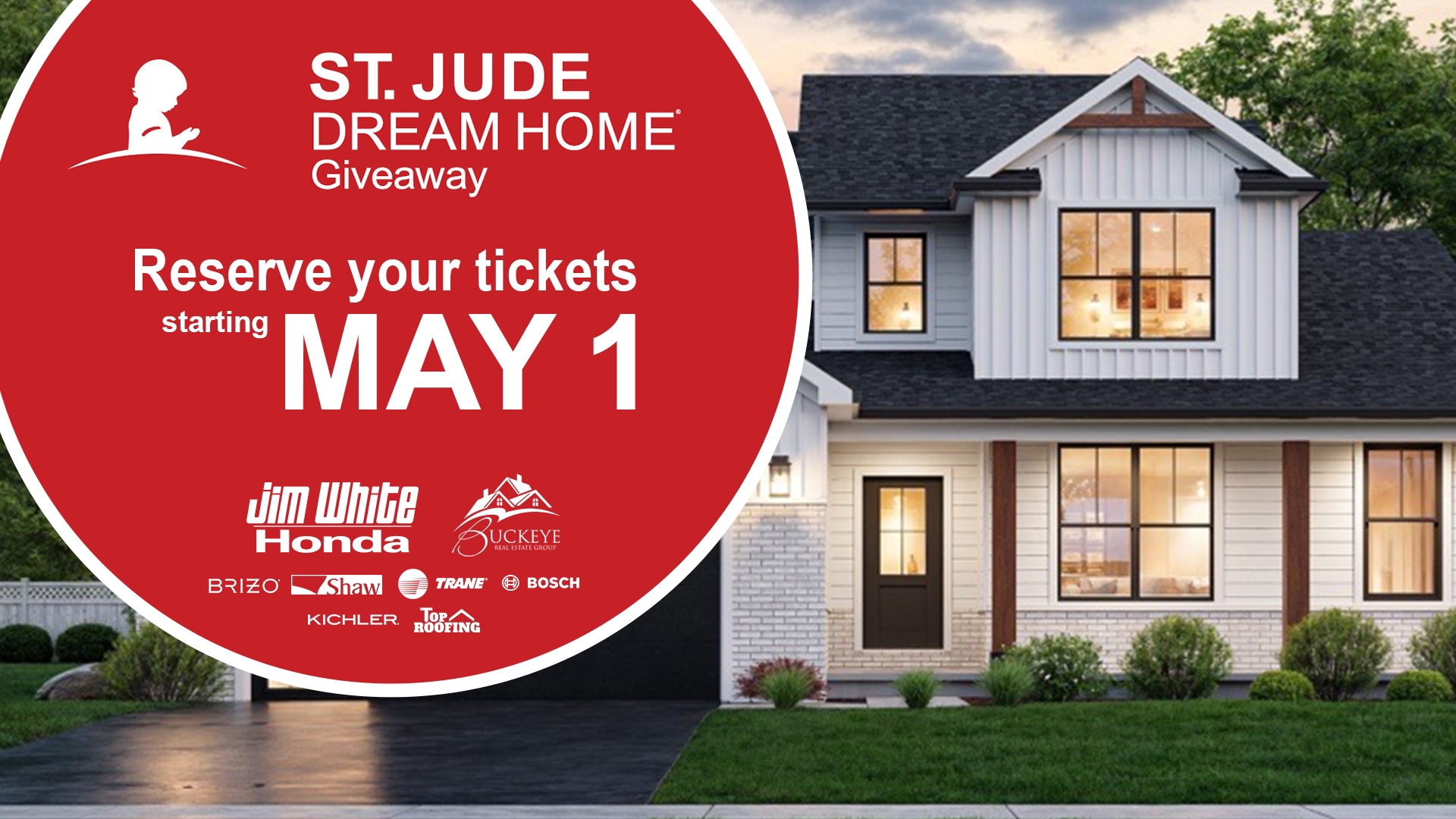 When will tickets be available for the 2025 St. Jude Dream Home Giveaway? | wtol.com