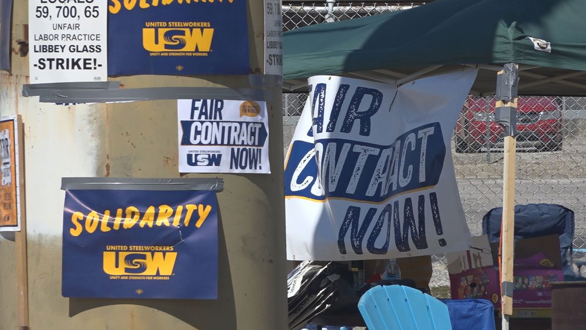 Libbey Glass strike hits 10 days in north Toledo | wtol.com