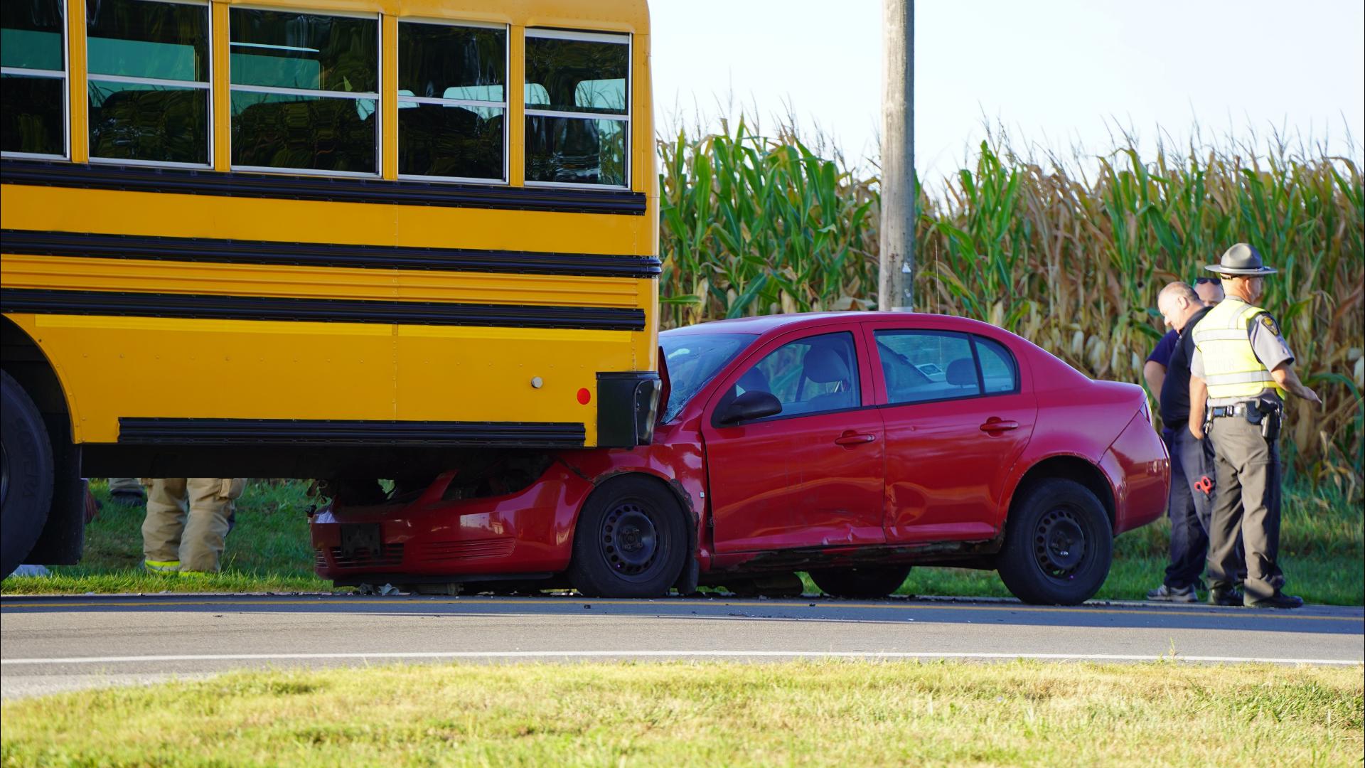 Elmwood school bus crash: No students injured, superintendent says ...