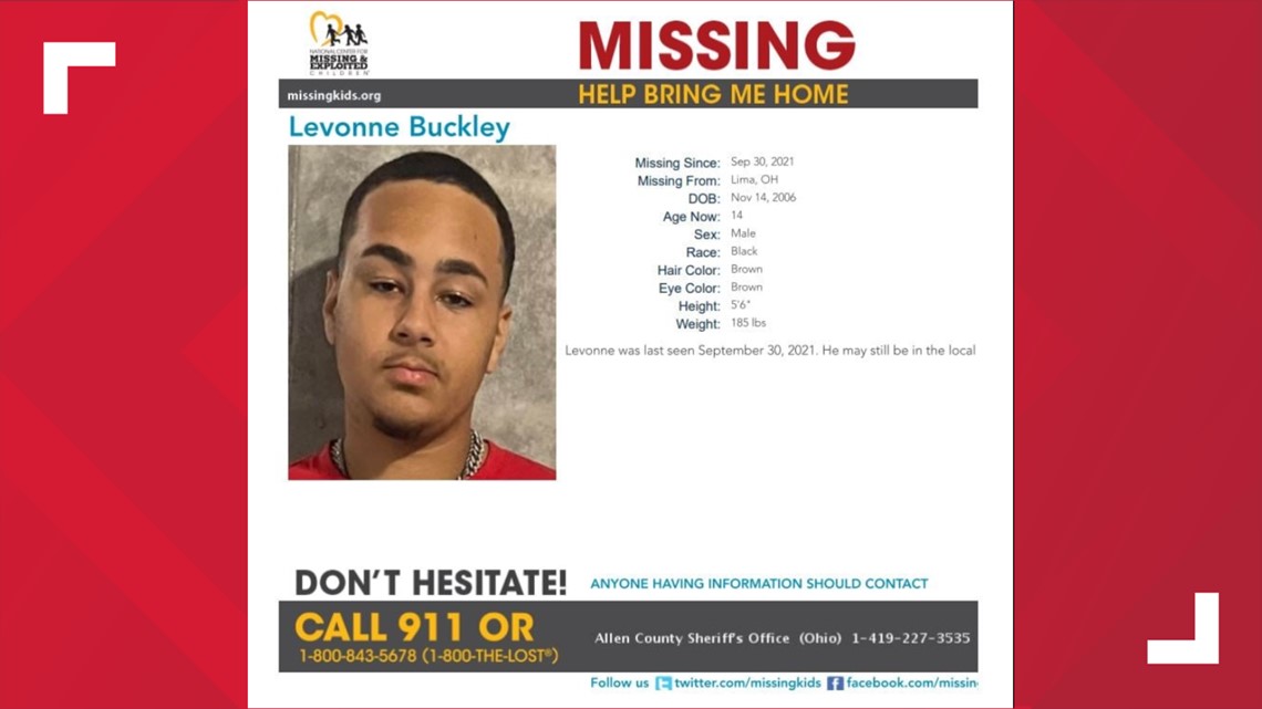 Levonne Buckley missing in Allen County, Ohio | wtol.com