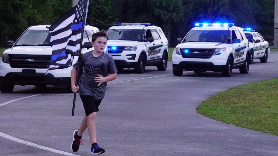 Boy runs to honor Toledo Police Officer Brandon Stalker | wtol.com