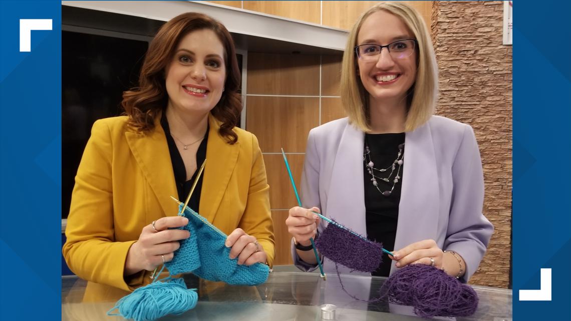 Knit-a-long with Your Day anchor Amanda Fay and meteorologist Diane ...