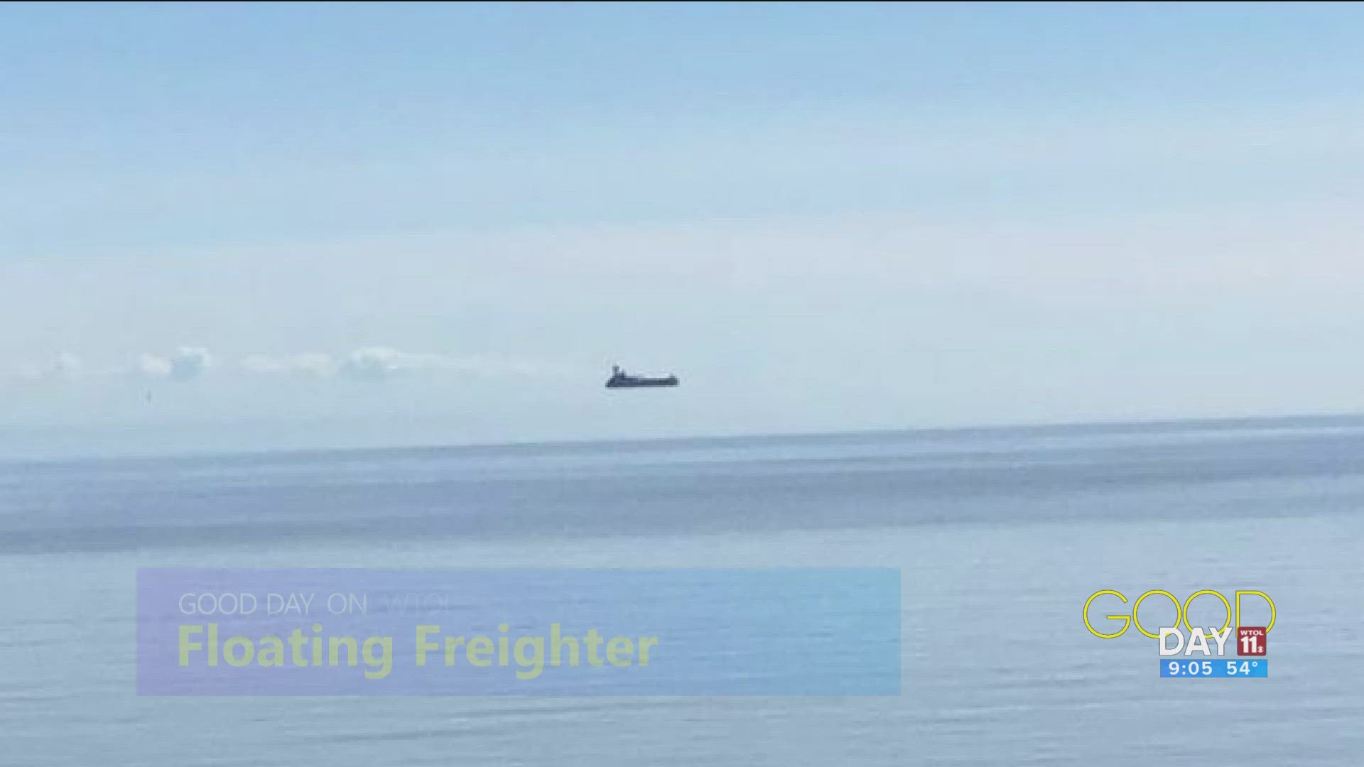 A floating freighter? The science of refraction, mirages | wtol.com