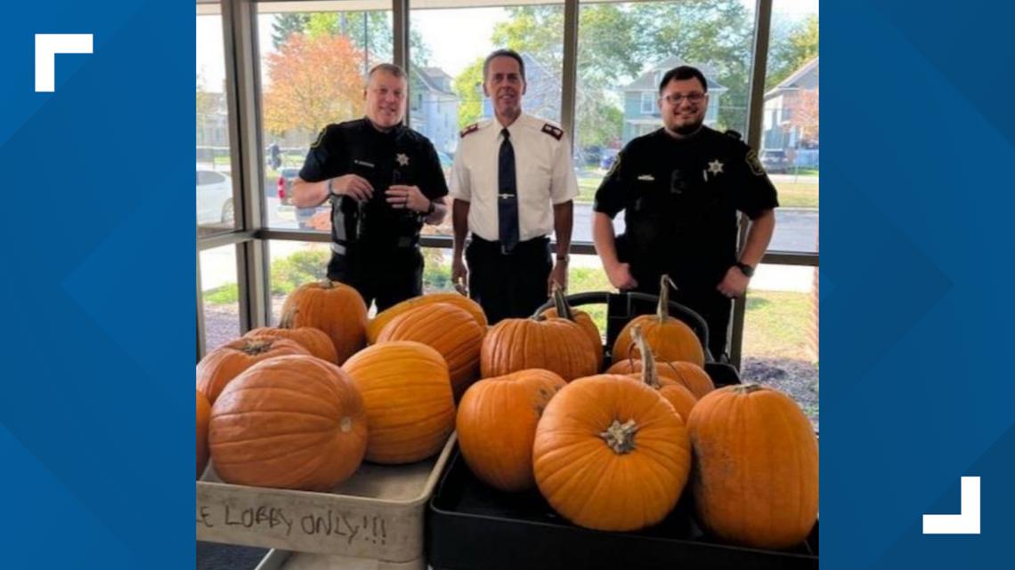 Pumpkins donated from Monroe Co. Jail garden | wtol.com