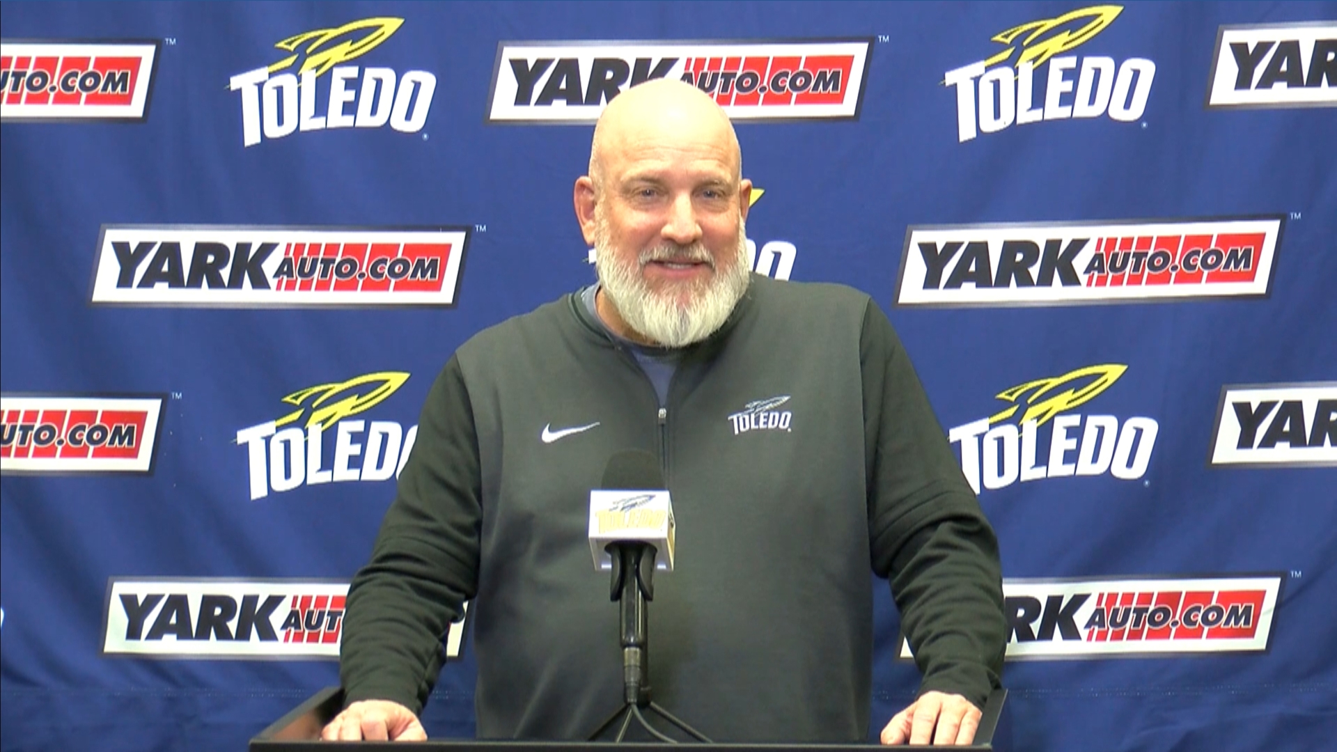 Toledo football interim head coach Robert Weiner holds press conference ...