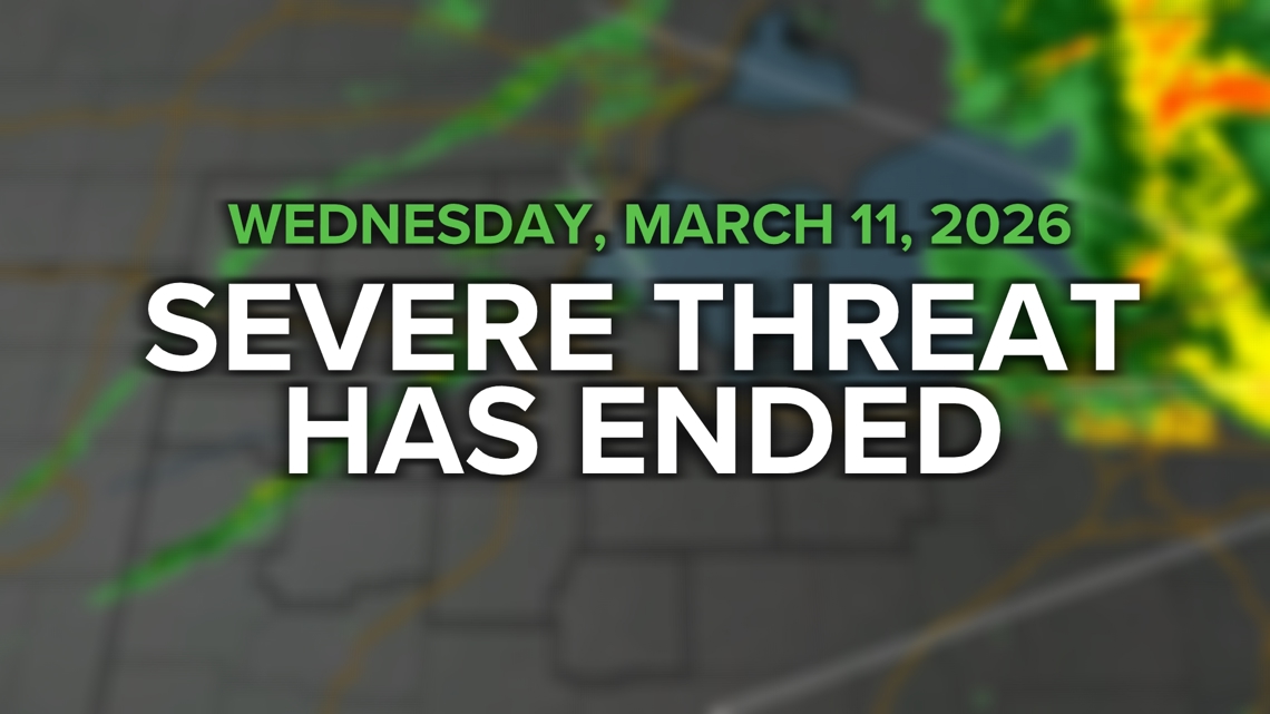 Weather Impact Alert Day: Severe threat ending, additional shower ...