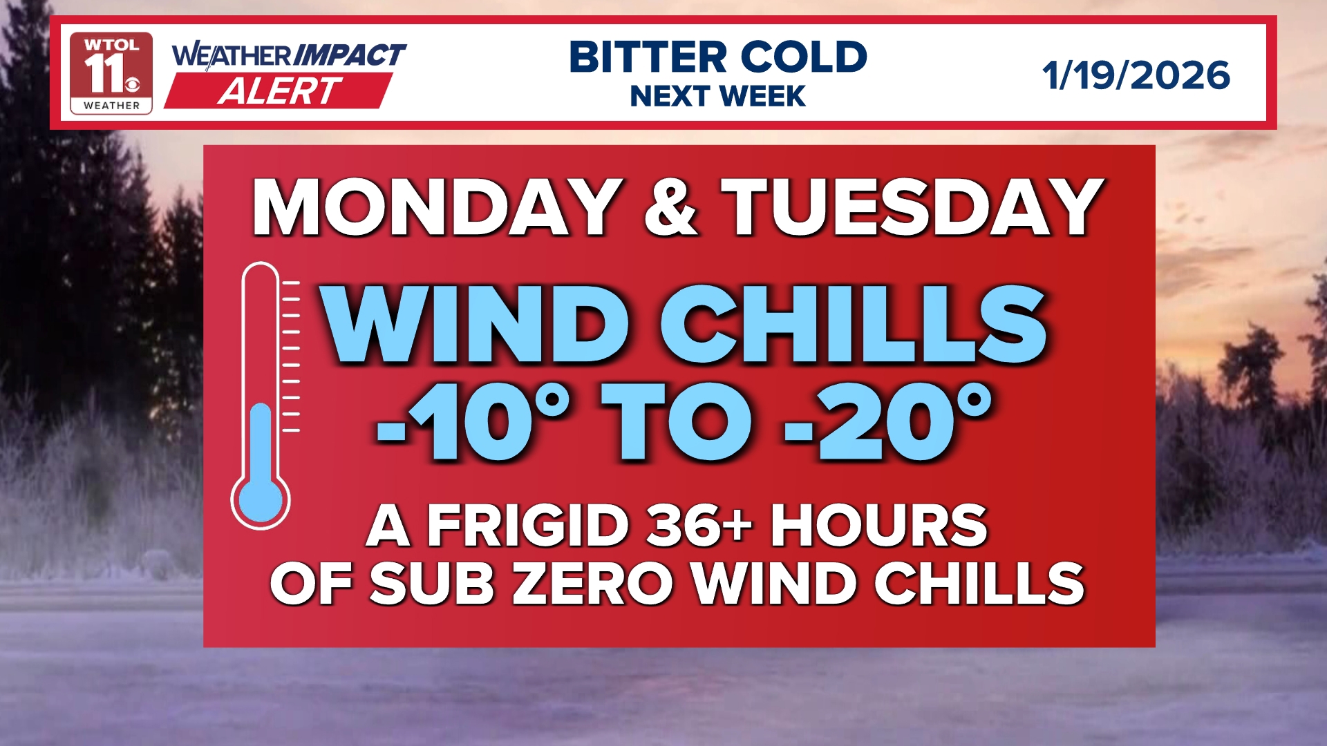 Weather Impact ALERT DAY: Bitter cold and dangerous wind chill ahead ...