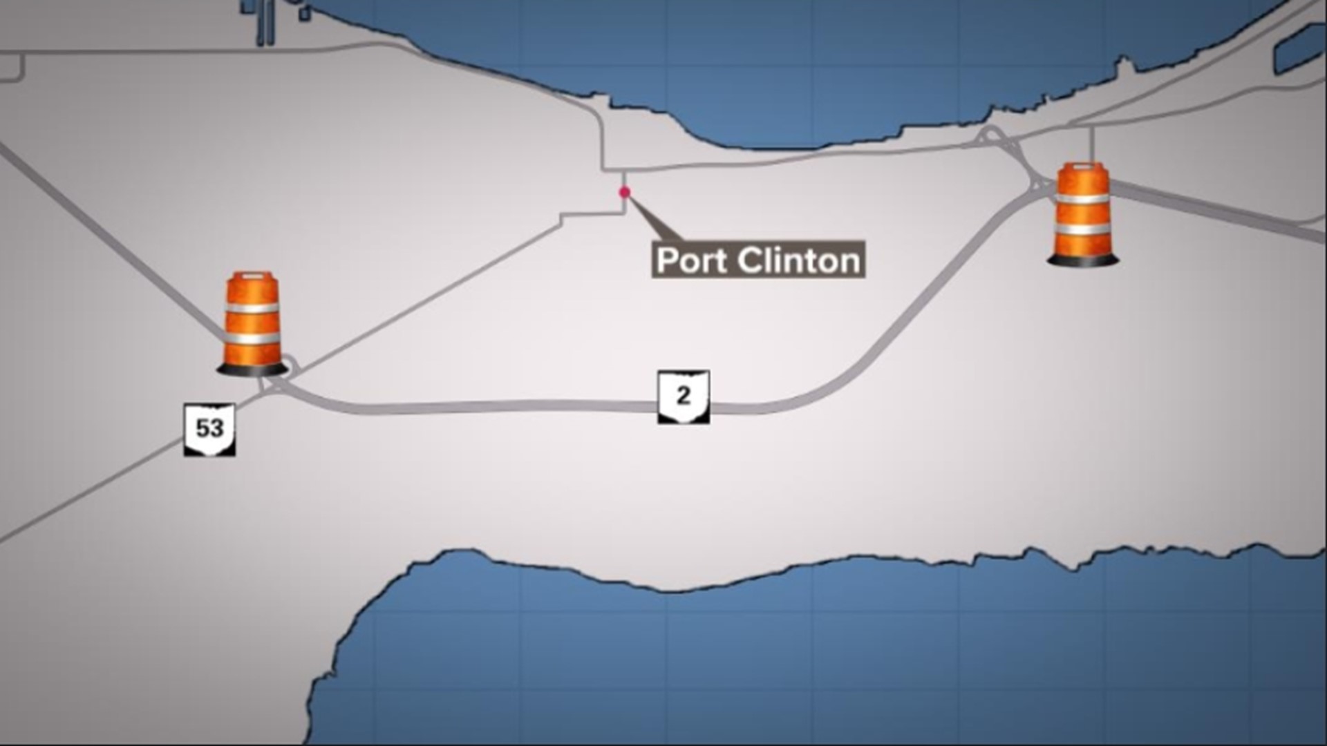 State Route 2 closed from Port Clinton and 53, power lines downed ...