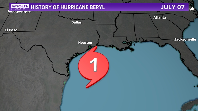 Looking back at Hurricane Beryl and how it impacted the United States ...
