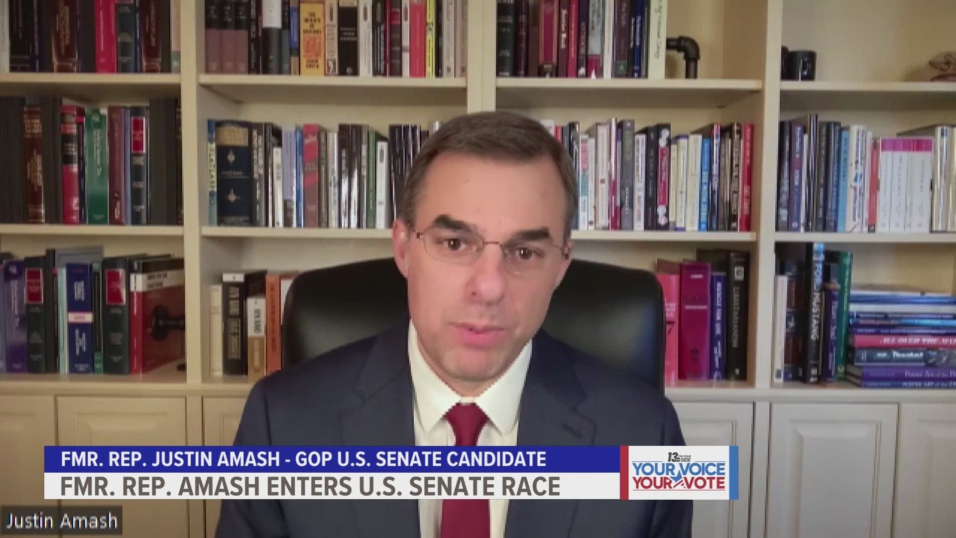 Fmr. U.S. Rep. Justin Amash declares candidacy for U.S. Senate | wtol.com