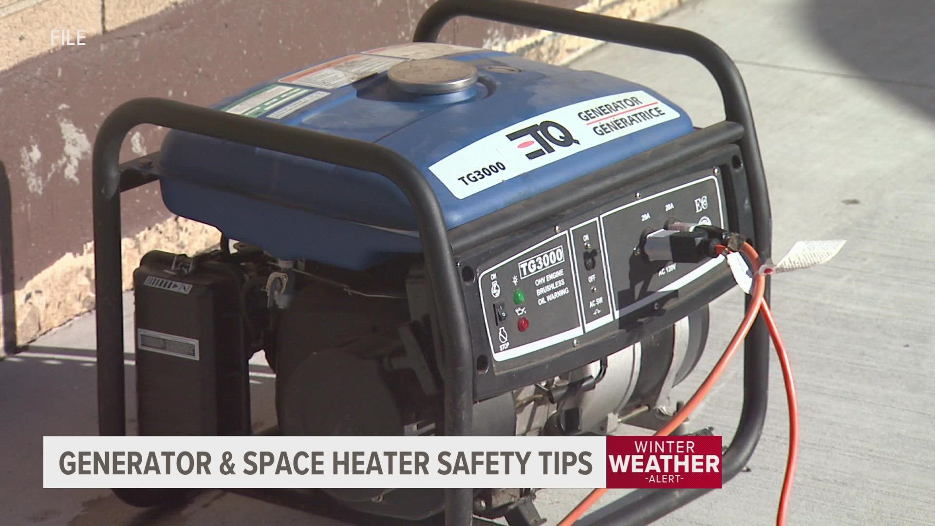 Space heater, generator safety tips | wtol.com