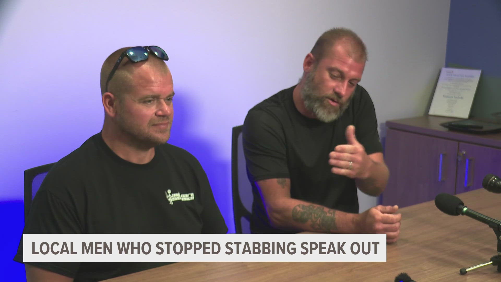 Matt Kolakowski and Chris O'Brien recall stopping Walmart stabbing ...