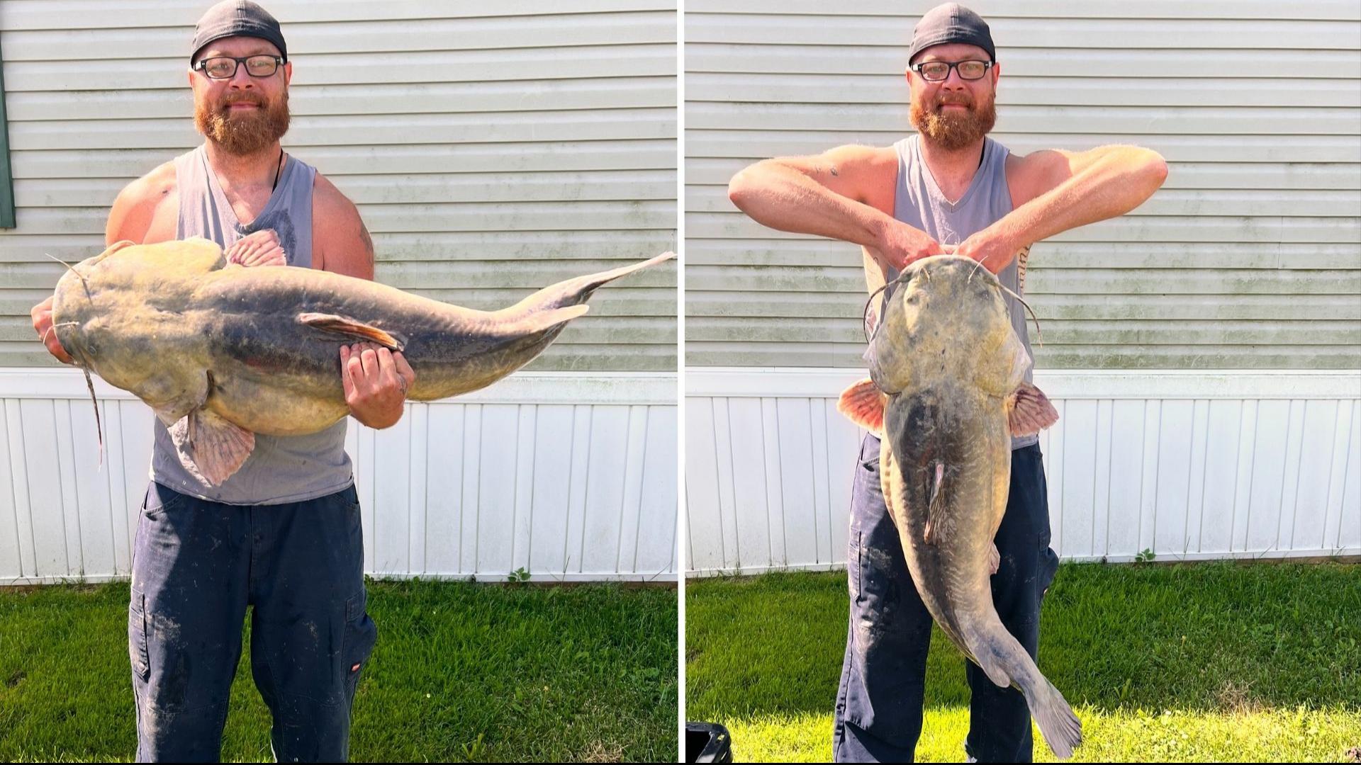 Michigan angler sets new record for largest flathead catfish | wtol.com