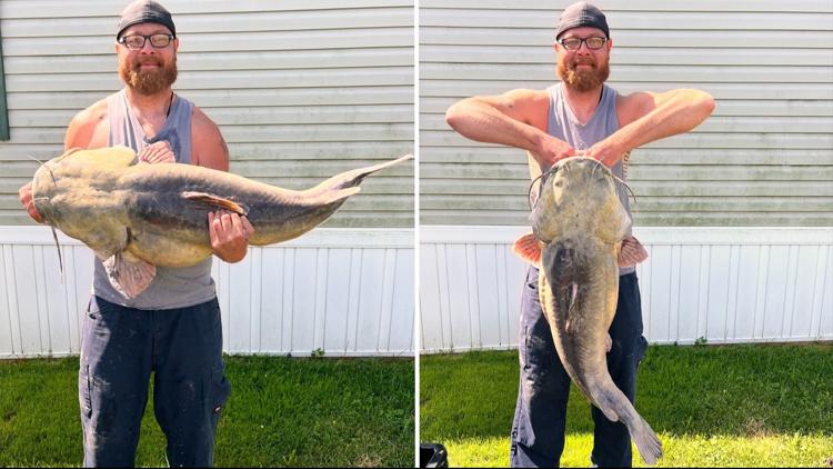 Michigan angler sets new record for largest flathead catfish | wtol.com