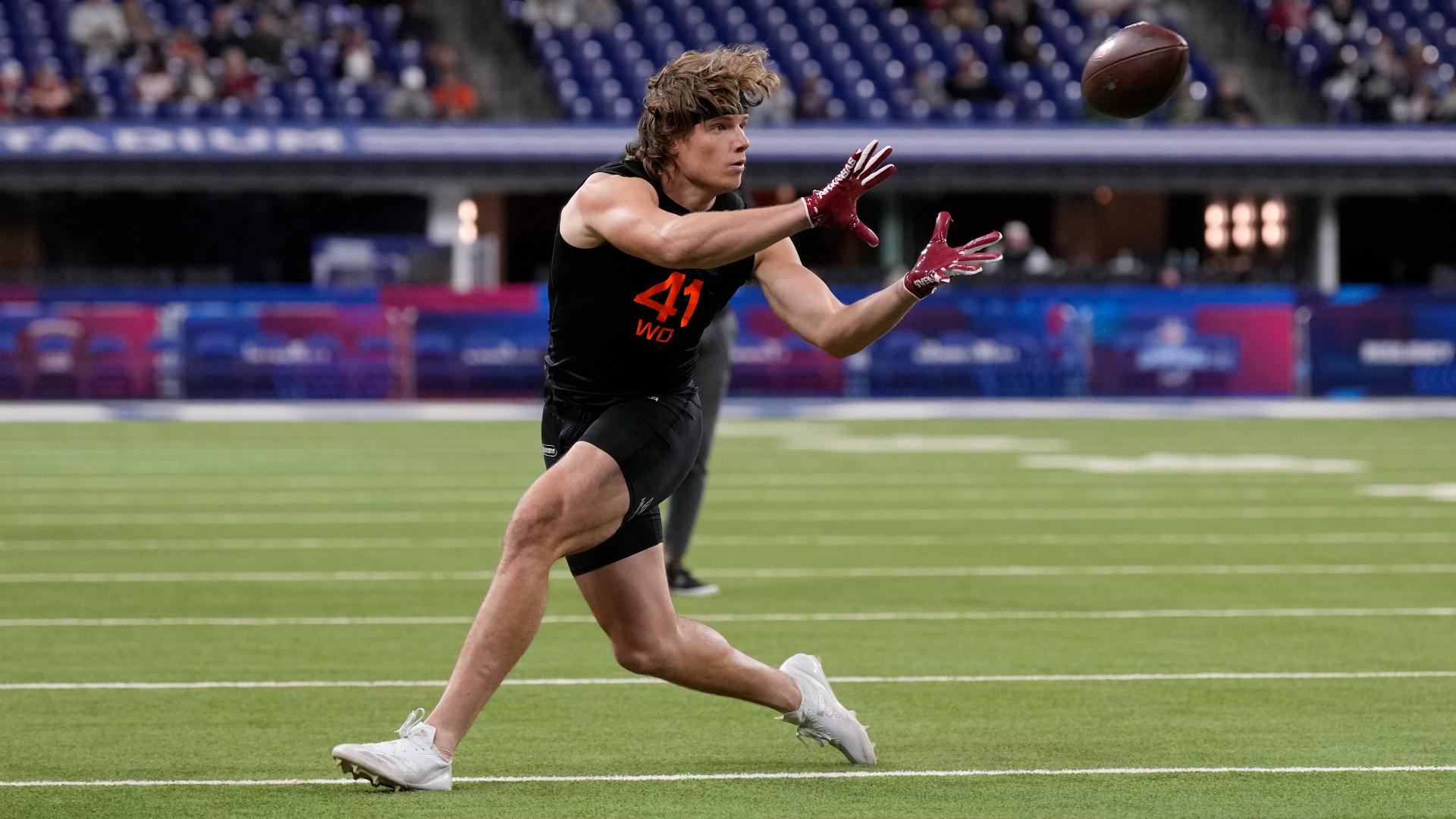 Isaac TeSlaa joins Detroit Lions as 70th pick in NFL draft | wtol.com