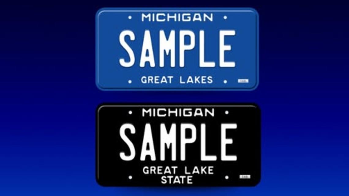 Classic blue and black license plates return to Michigan | wtol.com