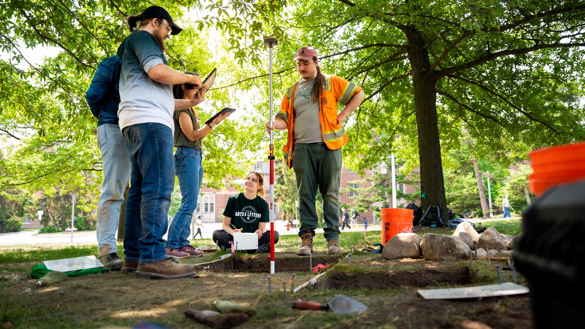 Workers discover foundation of 142-year-old observatory at MSU | wtol.com